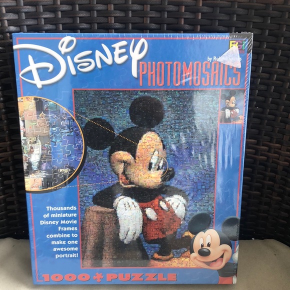 Disney | Games | Disney Mickey Mouse 00 Piece Photomosaic Jigsaw Puzzle ...
